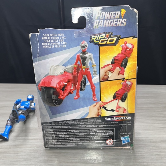 Power Ranger | Toys | Power Rangers Dino Fury Rip N Go Plus One Blue ...
